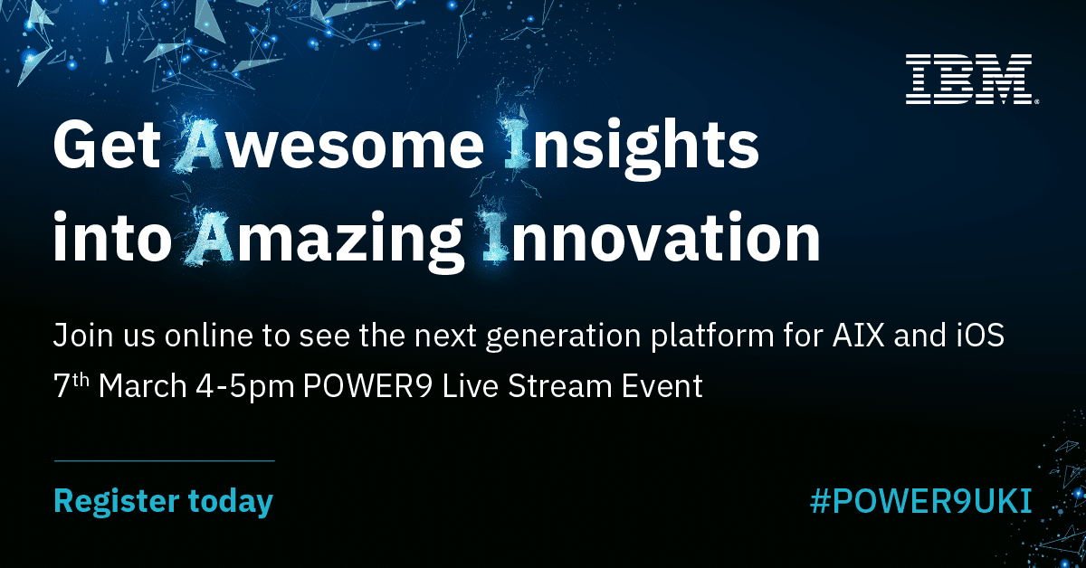 IBM POWER9 - Riding the AI Wave Transforming Your Business